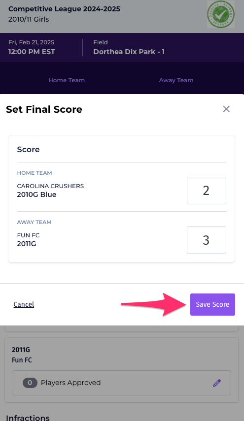 Working as a Game Scoring Assistant – PlayMetrics Governing System